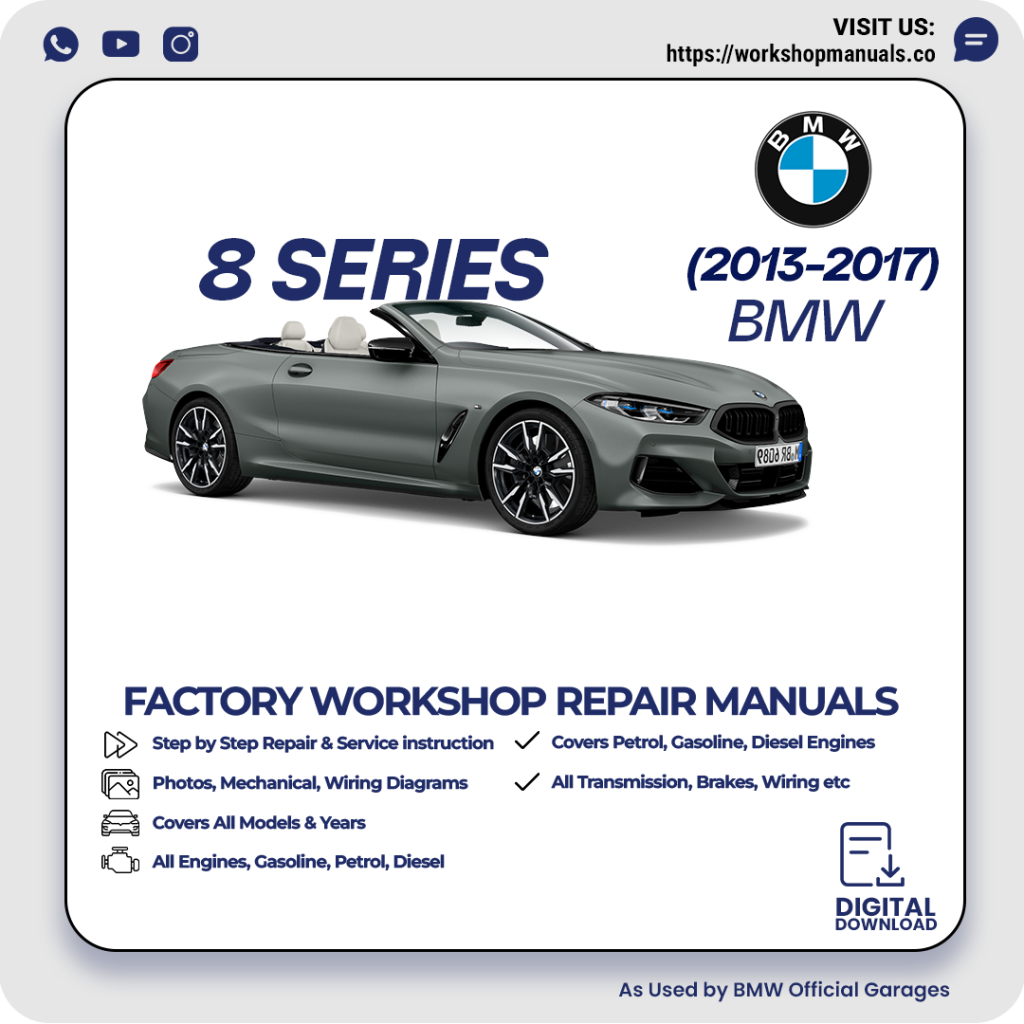 Best BMW 8 Series Workshop Repair Manual Download