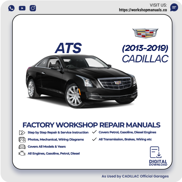 Cadillac ATS Workshop Manual PDF 2013-2019
