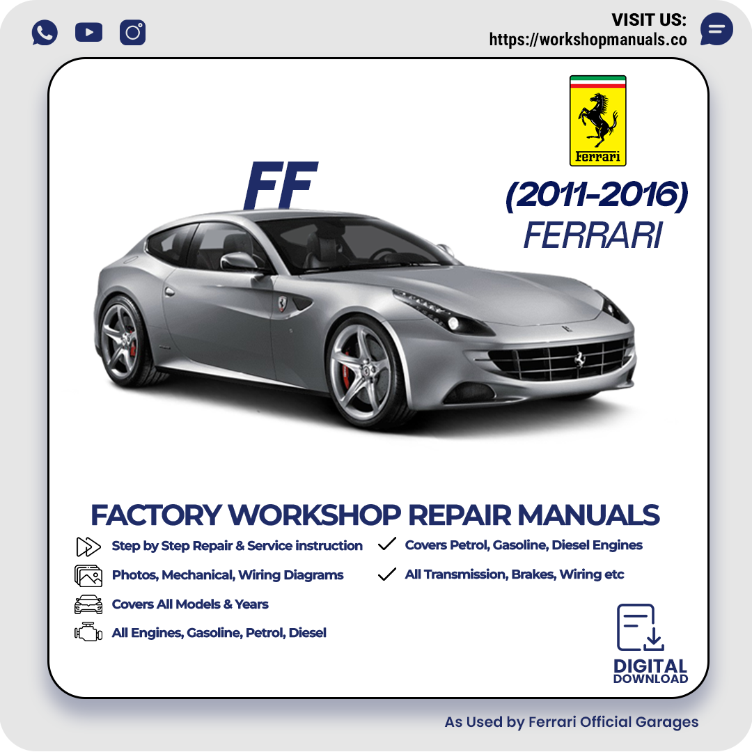 Ferrari FF Workshop Manual 2011-2016 | PDF Download