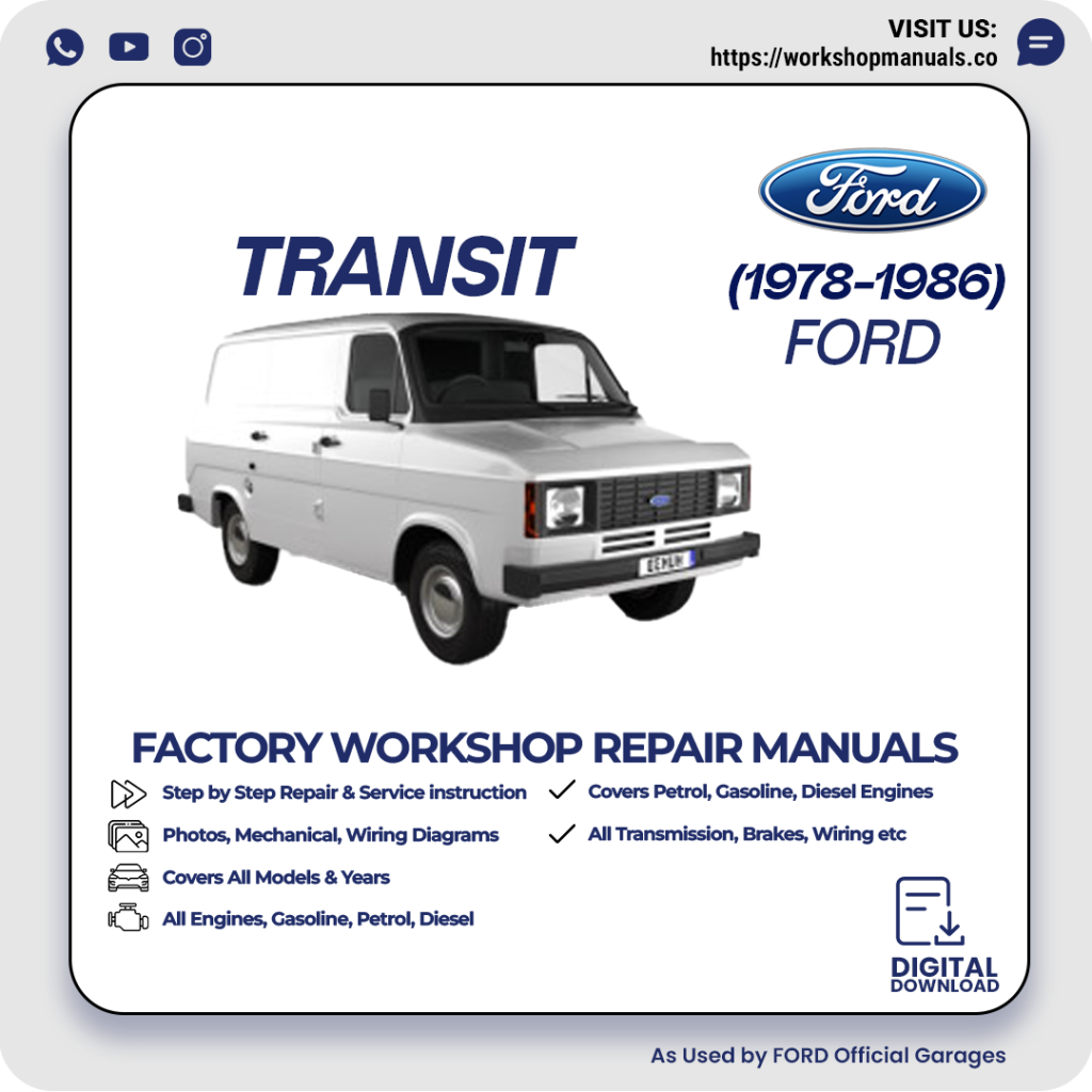 Ford Transit 1978-1986 Workshop Repair Manual PDF