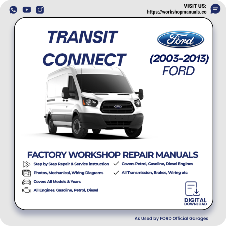 Ford Transit Connect Workshop Repair Manual PDF...