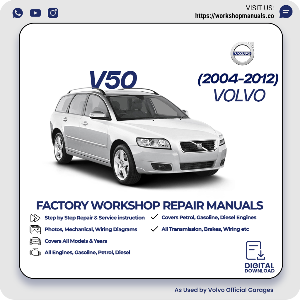 Best Volvo V50 Workshop Repair Manual Download